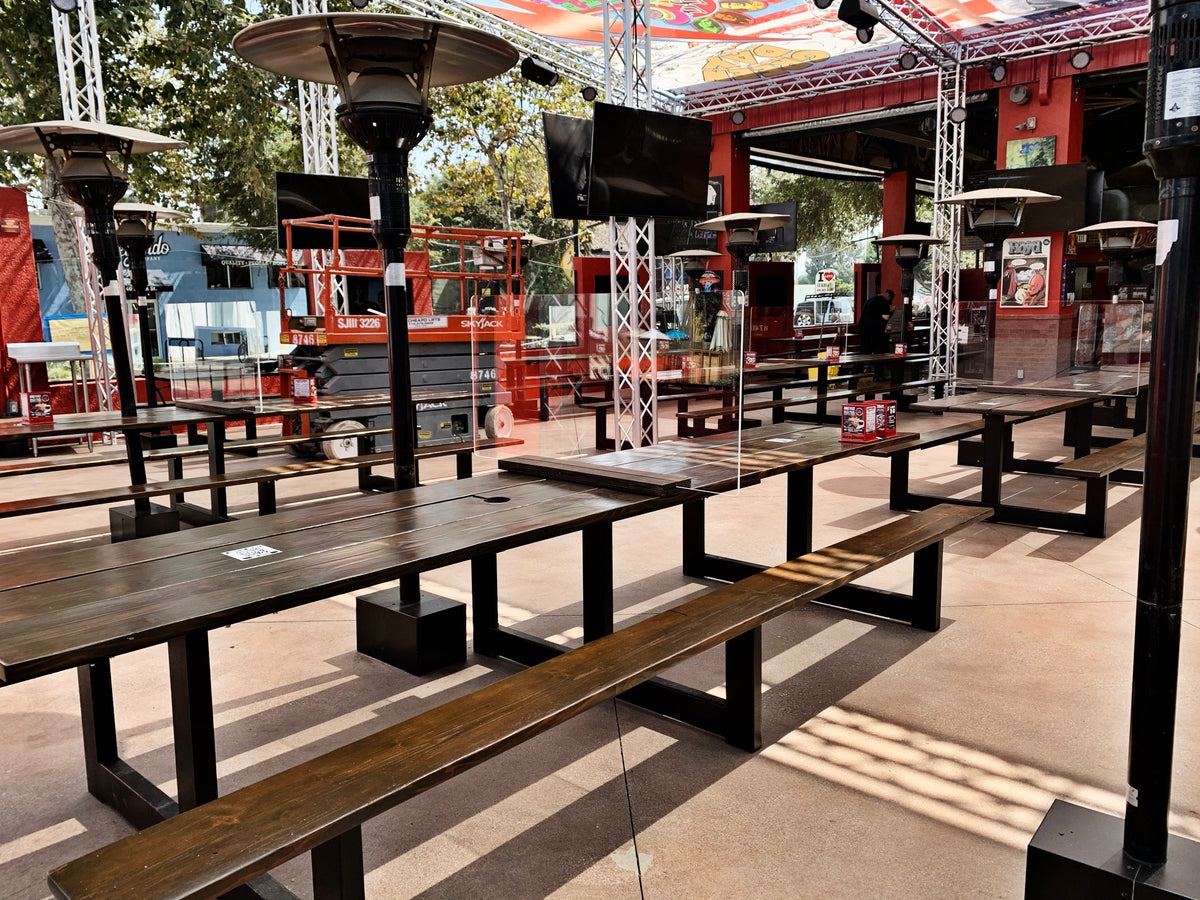 Bar Dividers and Table Dividers 24x48 with wooden base – AG Group Online